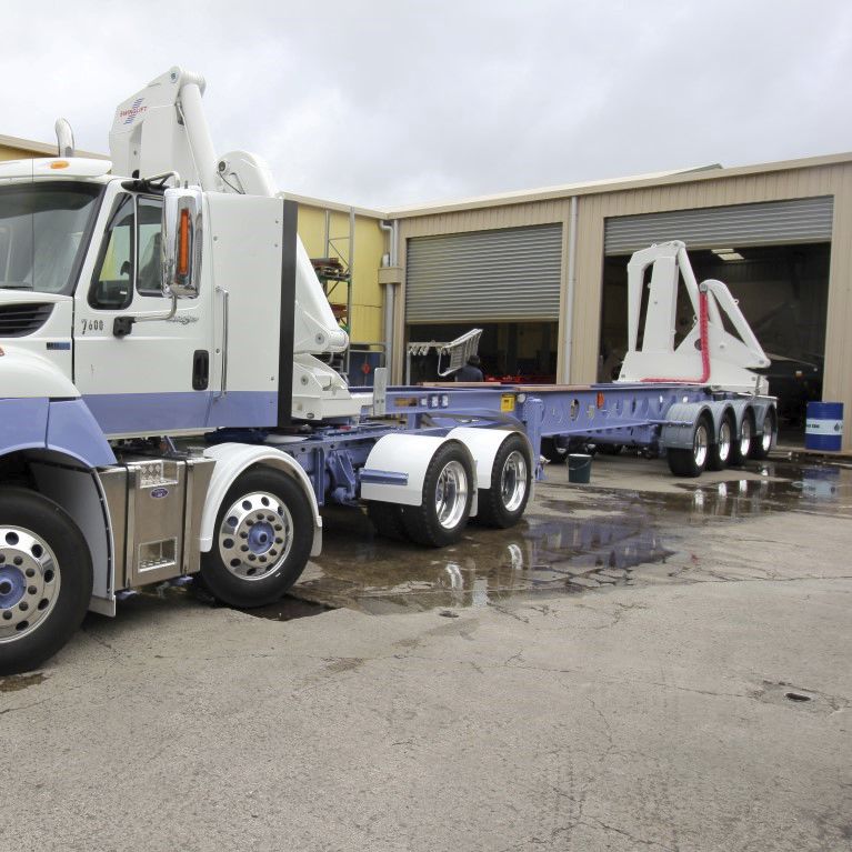 Container-Anhänger - HC40 - SWINGLIFT - für Werft / für Hafenterminals ...