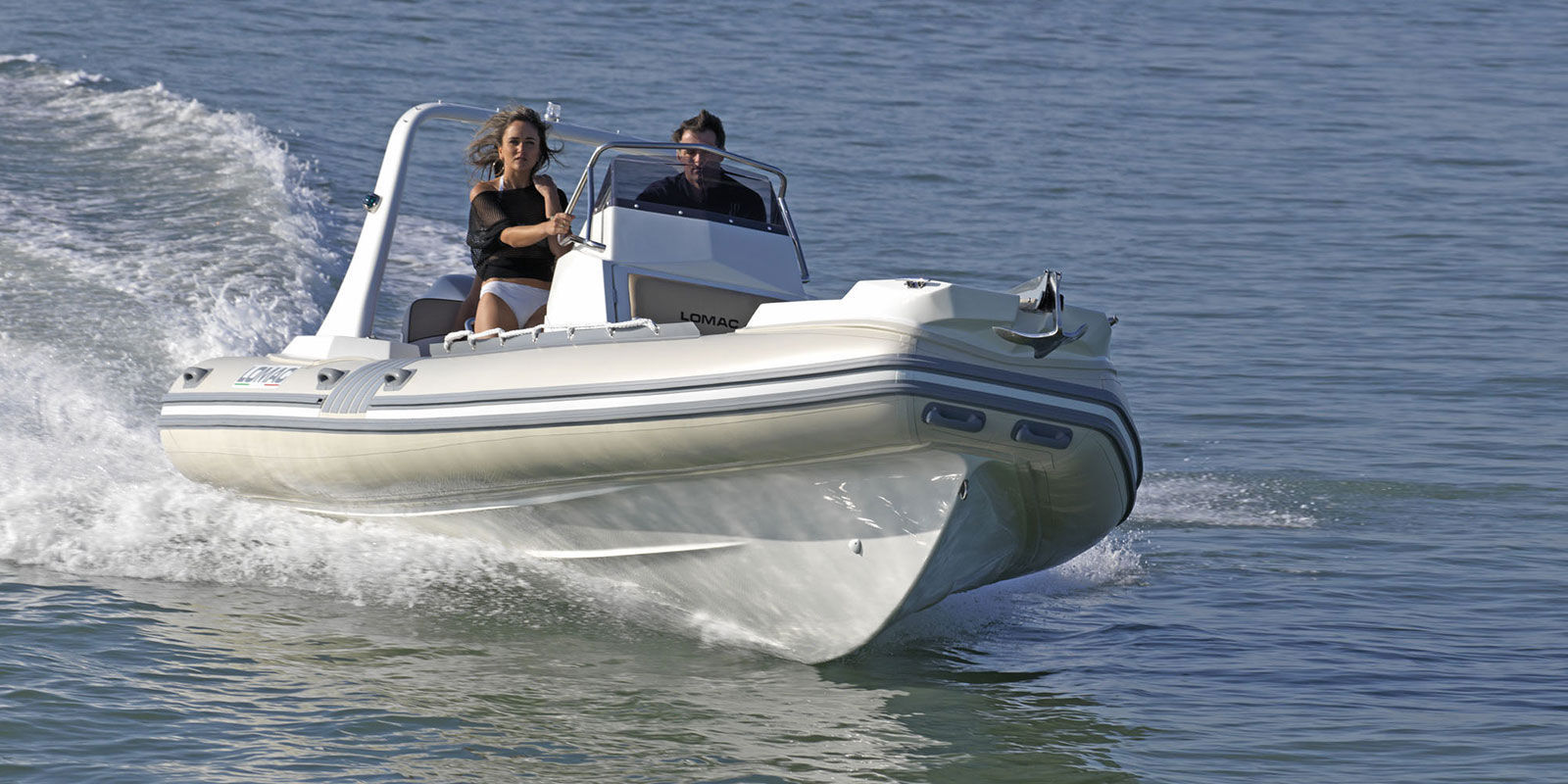 Außenborder-Schlauchboot - TURISMO 710 - Lomac - halbstarr / mit ...