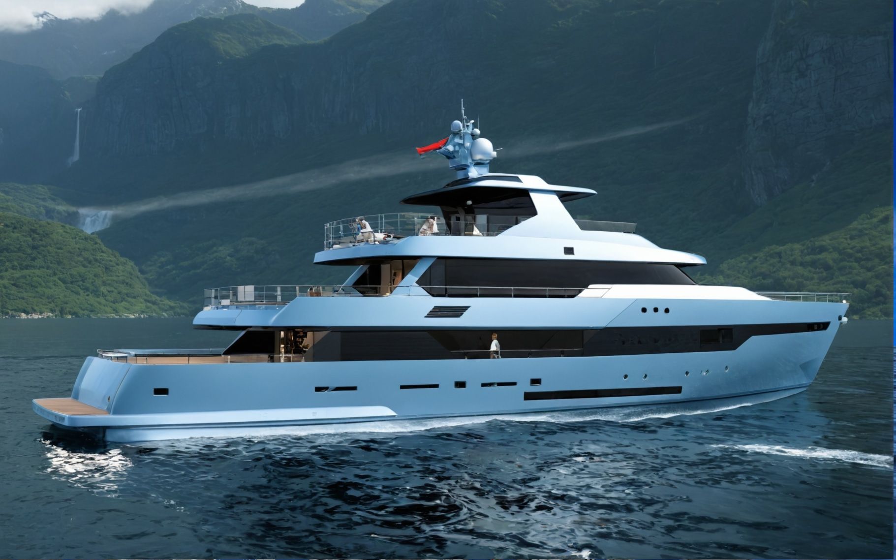 Superyacht für Kreuzfahrten - 32.00 - Brythonic Yachts - mit Steuerhaus ...