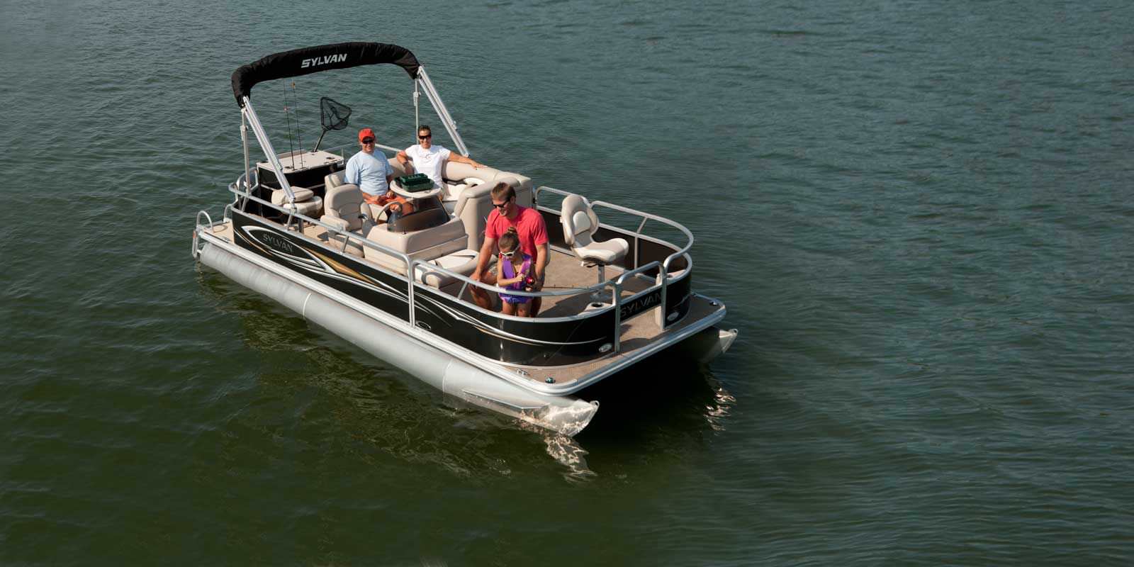 Außenbord-Pontonboot - 820 4-PT - Sylvan Pontoons - Sportfischer / max ...