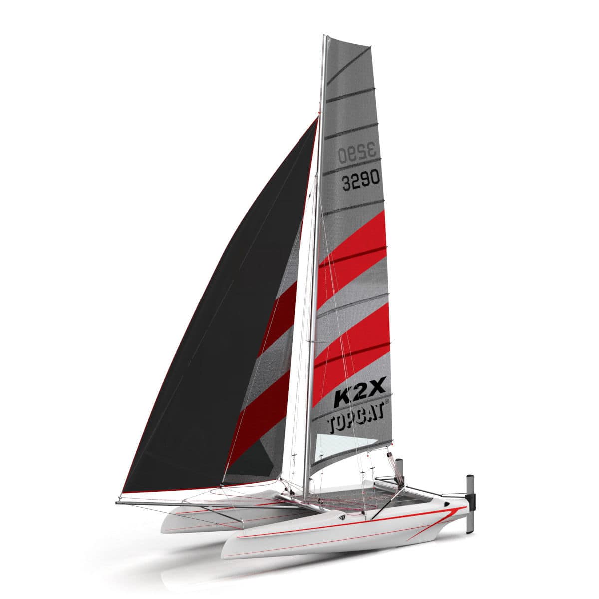 Freizeit-Sportkatamaran - K2X - Topcat - Regatta / für Schulen / Einhand