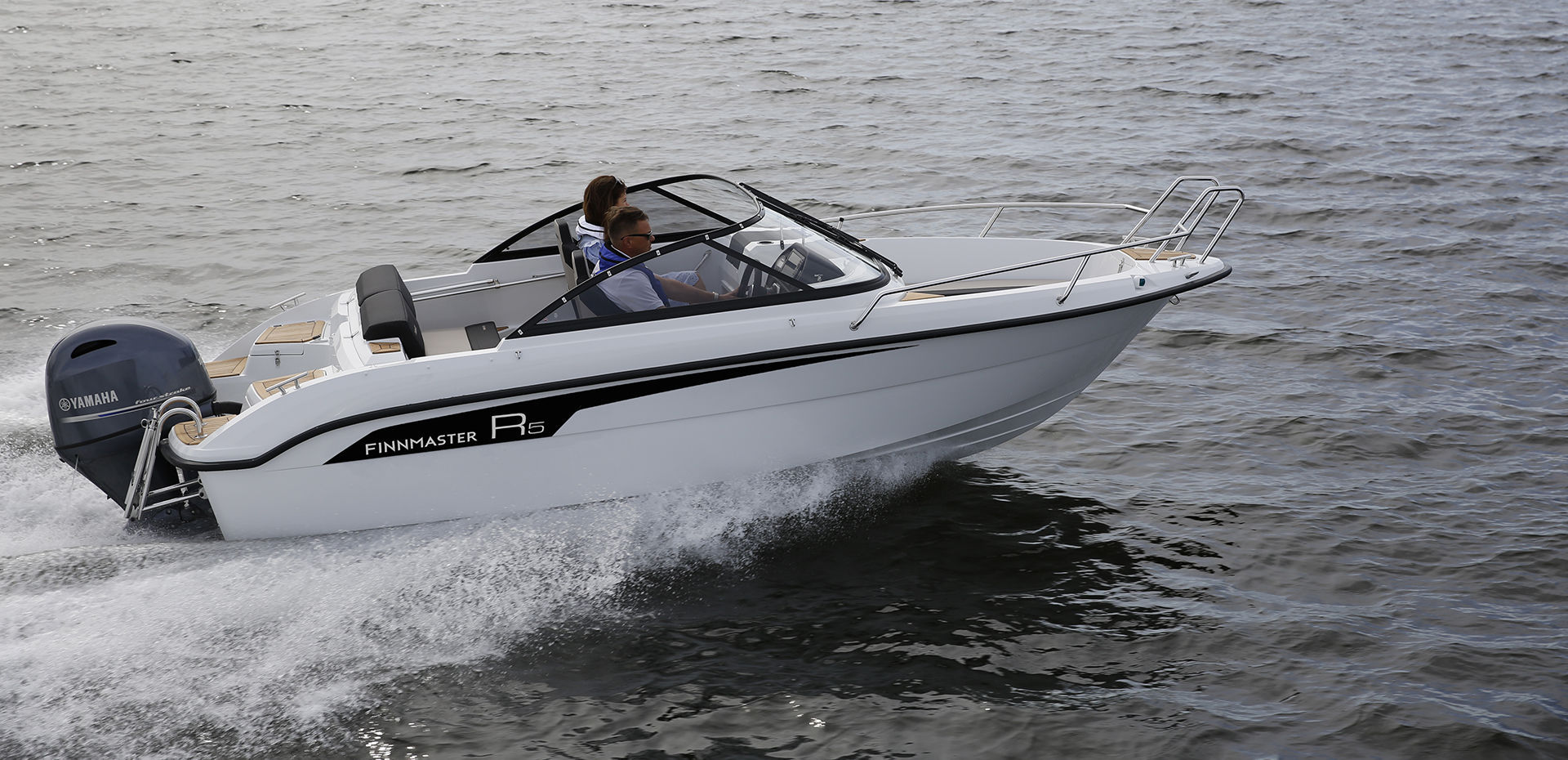 Außenborder-Runabout - R5 - Finnmaster Boats Oy - mit Doppelkonsole ...