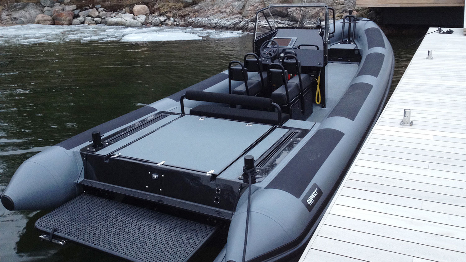 Arbeitsboot Berufsschiff - 28 D CC - RUPERT MARINE - Offshore-Hafenboot ...