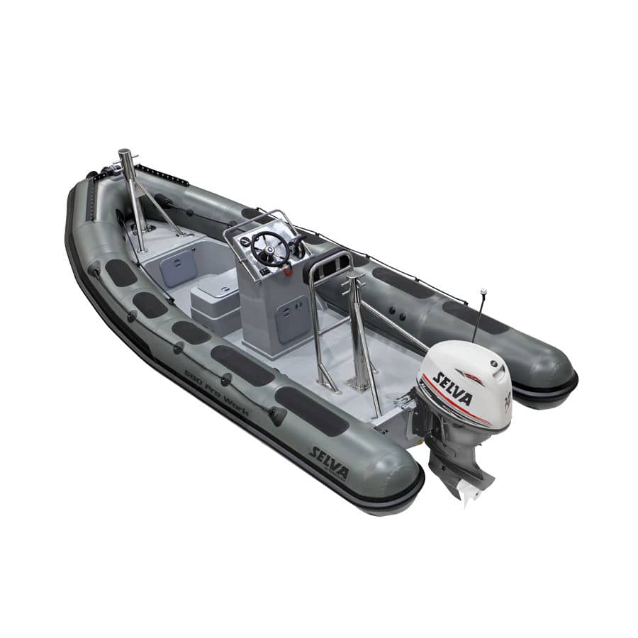 Arbeitsboot Berufsschiff - 560 PRO - Selva Marine - Ribs - Außenborder ...