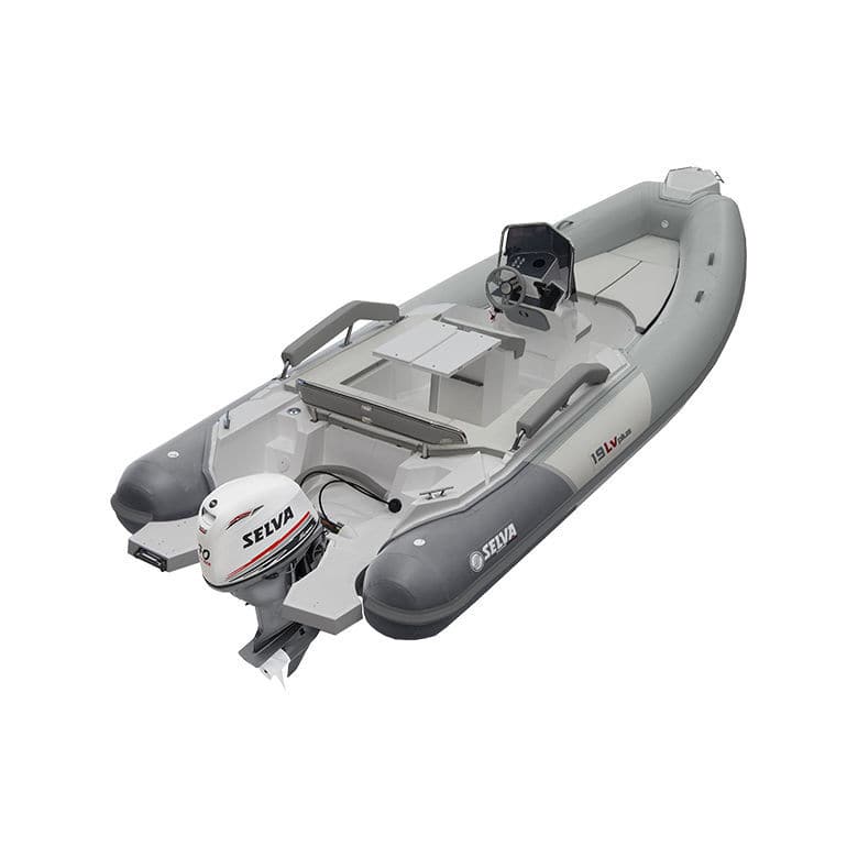 Außenborder-Schlauchboot - 19 LV PLUS - Selva Marine - Ribs - halbstarr ...