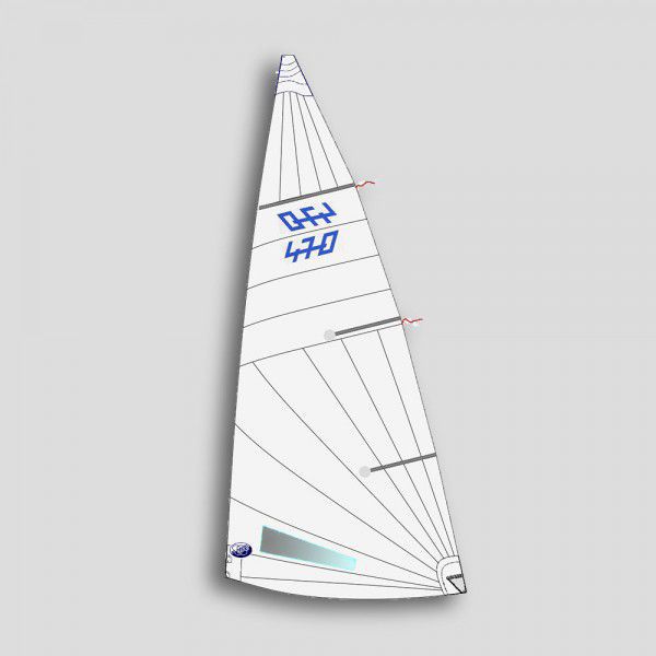 Großsegel - L-Race - Olimpic Sails - für Jolle / Biradial / 470