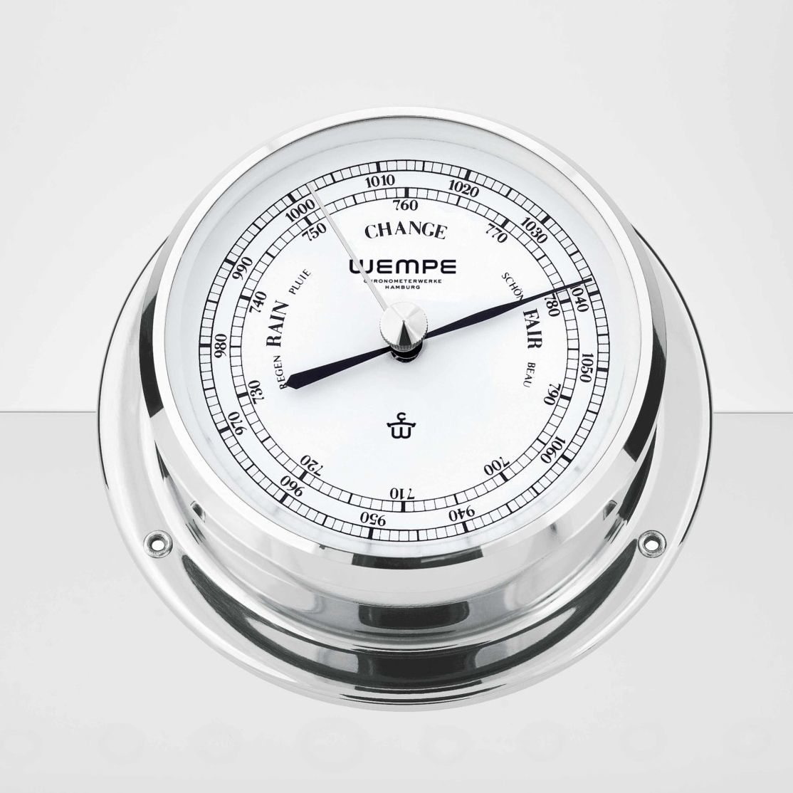 Analoges Barometer - 853161 - Cassens & Plath GmbH - Chrom