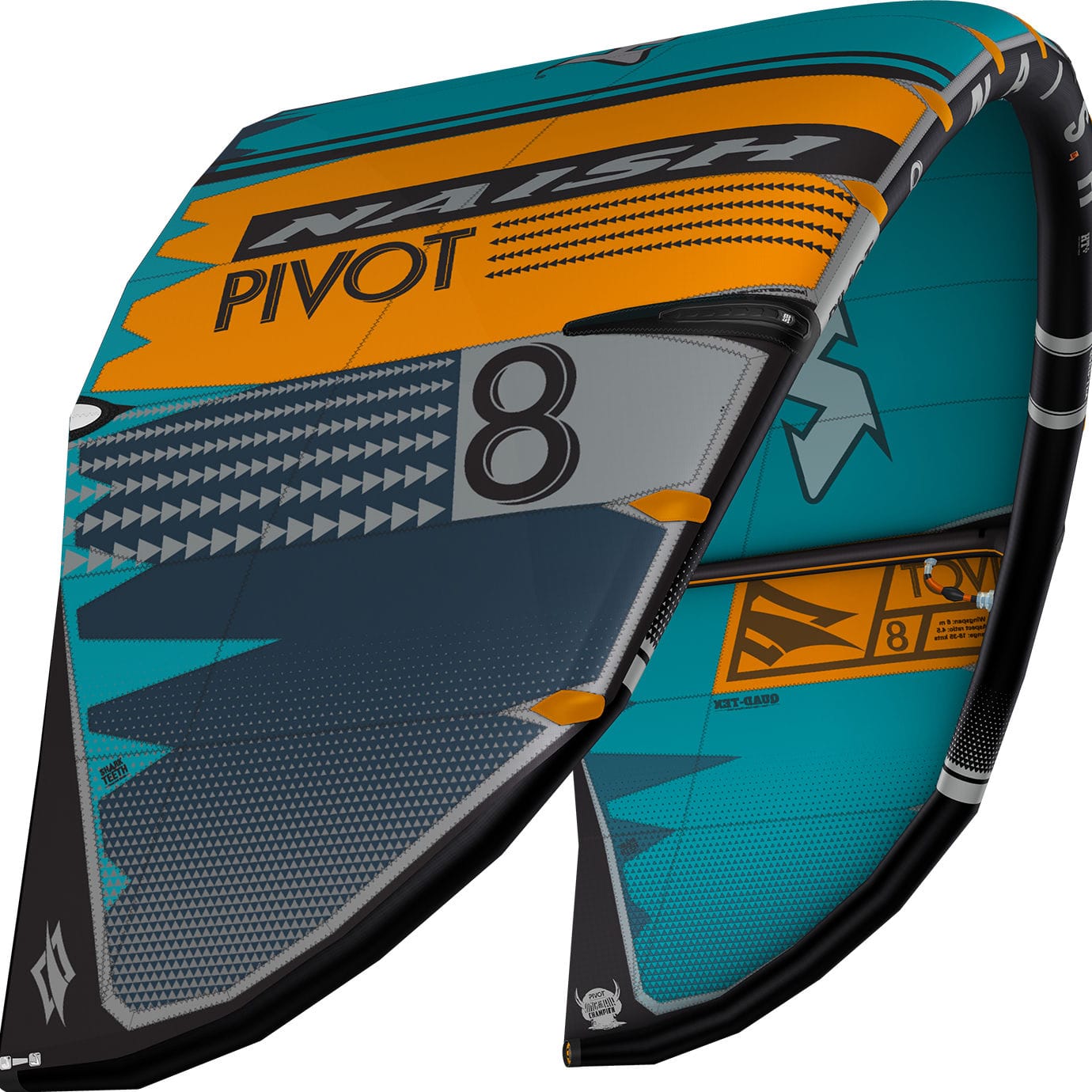 Kitesurf-Kite / C-shape - PIVOT - Naish Kiteboarding - Freeride / Wave
