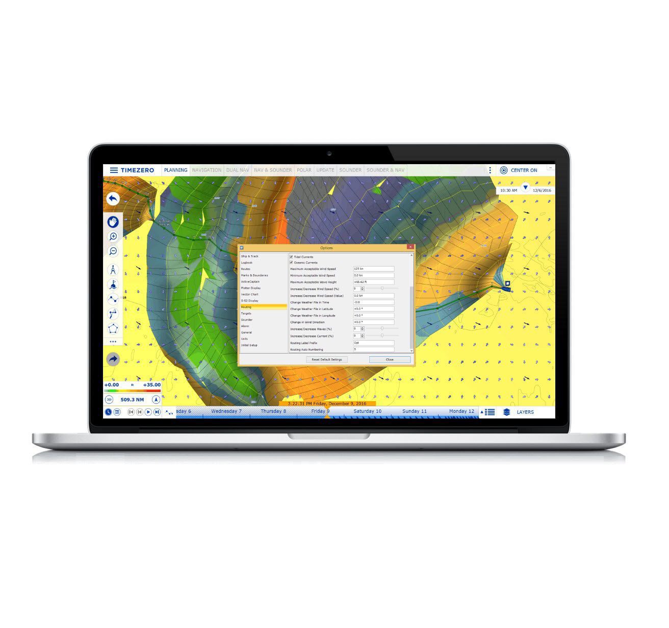 Wetter-Software - TZ Module - MaxSea International - Routenplaner / für ...