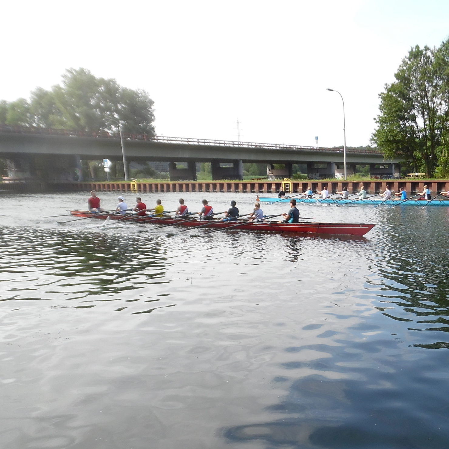 Rennruderboot - C8x+8+ - Baumgarten Bootsbau - Doppelachter