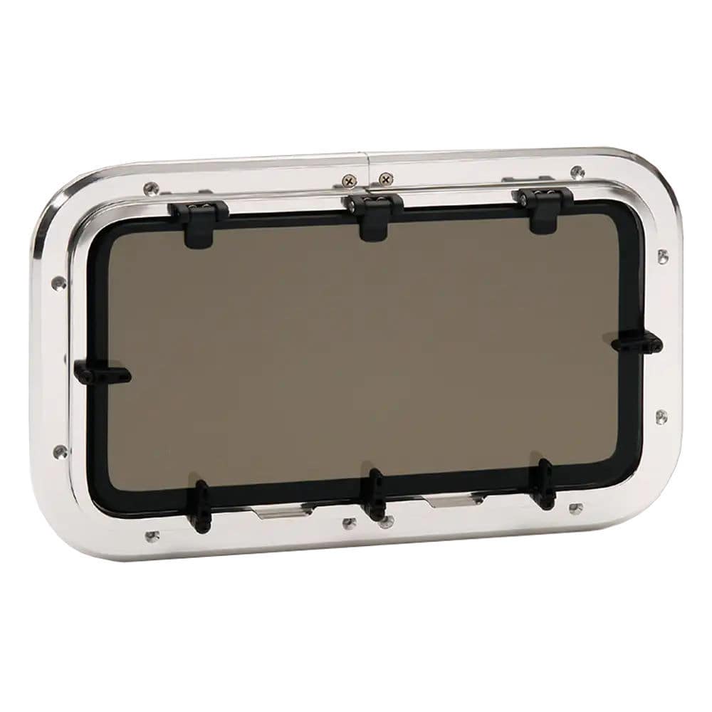 Rechteckiges Bullauge - 2 series - Pompanette - für Boot / öffnend ...