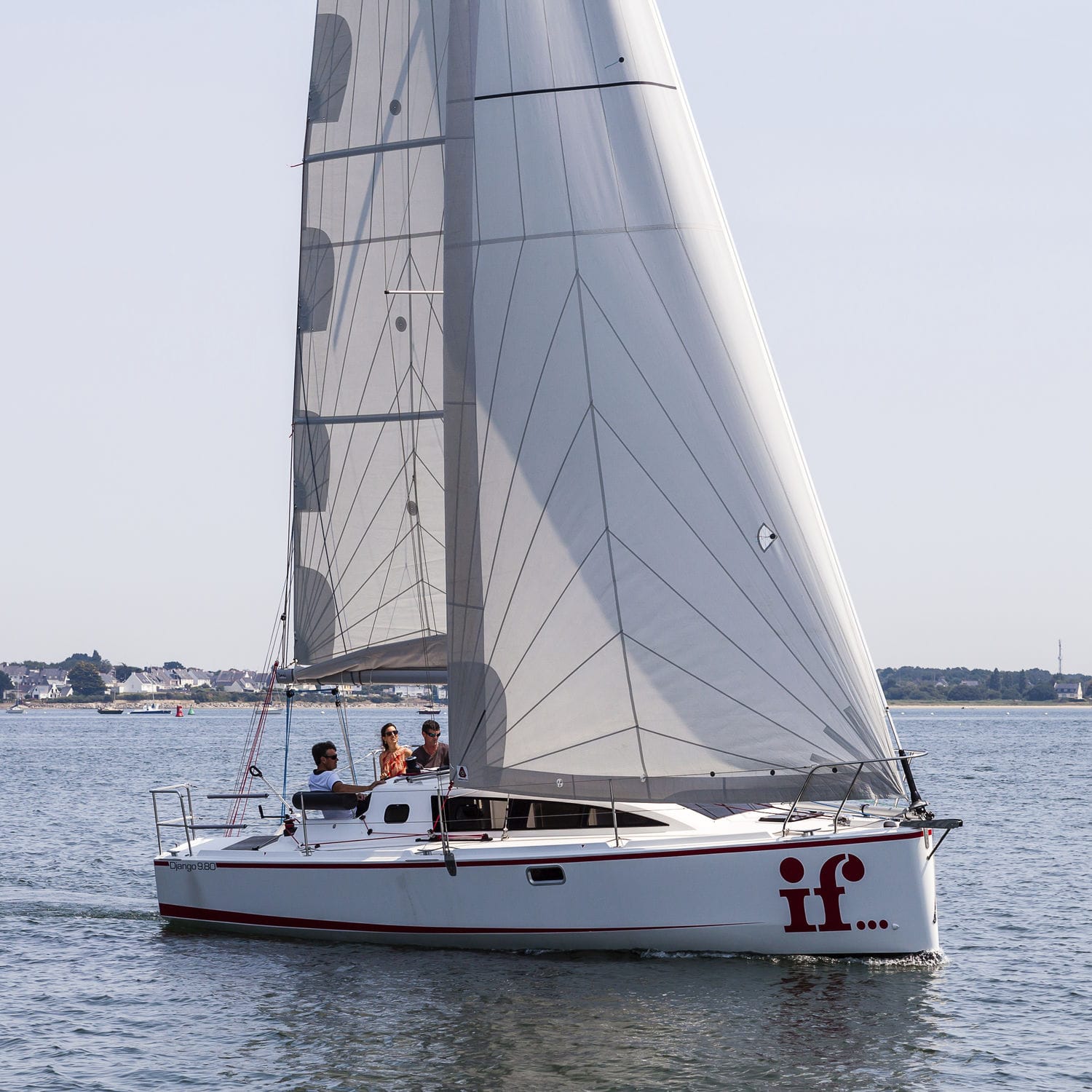 Cruiser-Racer-Segelboot - DJANGO 9.80 - Marée Haute - mit offenem Heck ...