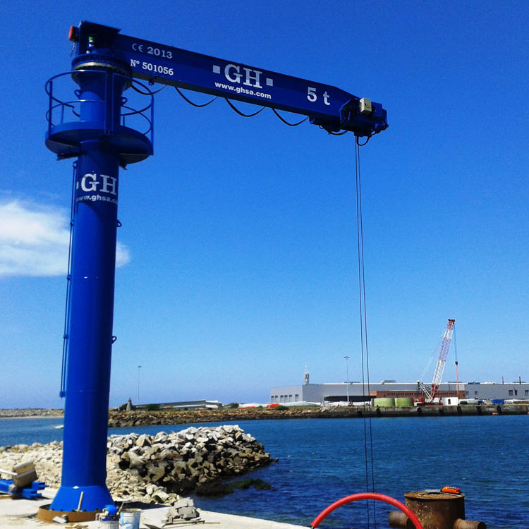 Hafenkran - GH Cranes & Components - mit Gelenkausleger / mit ...