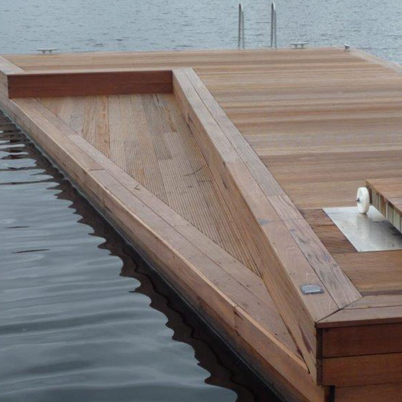 Steg-Bodenbelag / Holz - SF MARINA