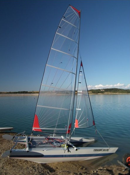 Großsegel - GVDA18R102 - Forward Sailing - für Sportmultihulls / Dart 18