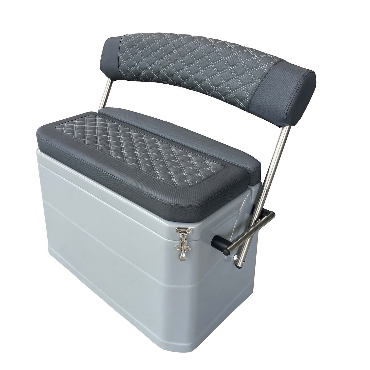 Polsterbank für Boot - B03 - 3D MARINE - Zweisitzer / grau ...
