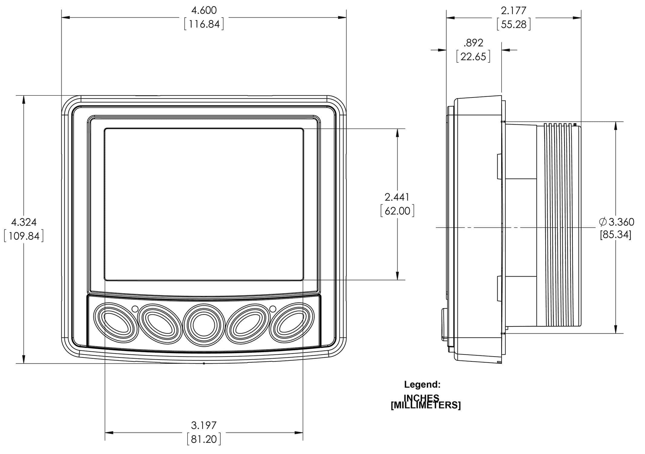 Schiffsdisplay - PowerView® 380 - FW Murphy - für Boot / Multifunktion ...