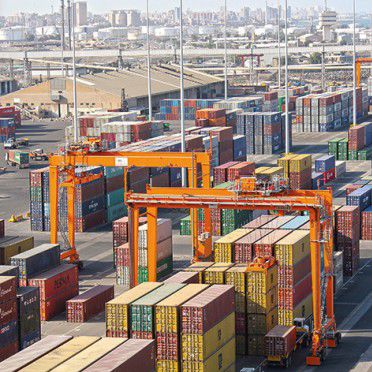 Container-Stapelkran / mit Gummireifen - RTG - Liebherr-International ...