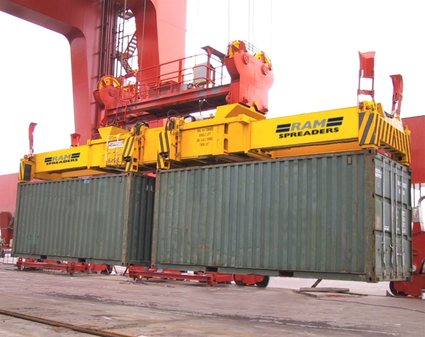 Spreader für Ship-To-Shore-Kran - RAM2900 Series - RAM Spreaders - für ...