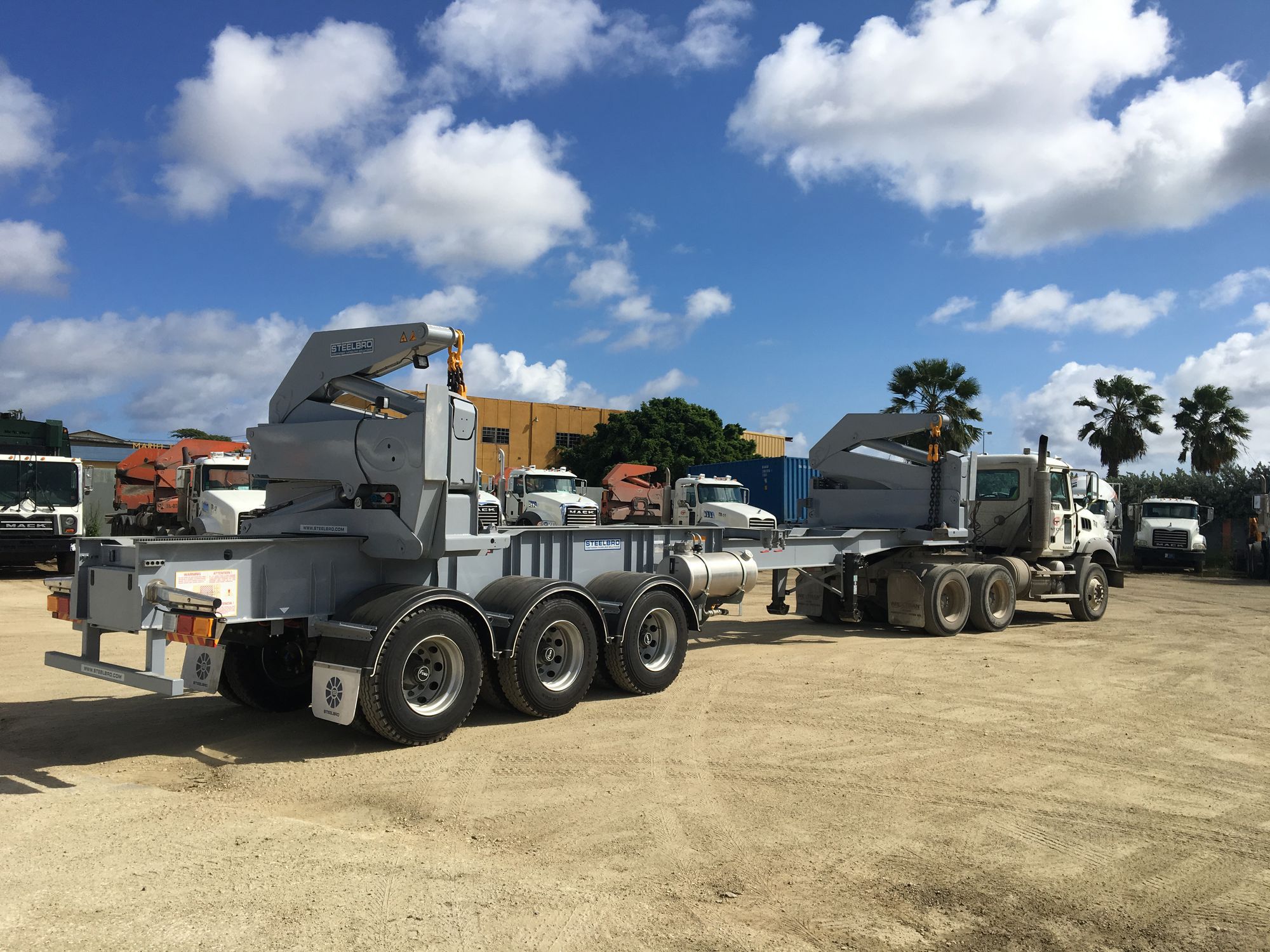 Container-Anhänger - SB450 Series - Steelbro - für Hafenterminals ...