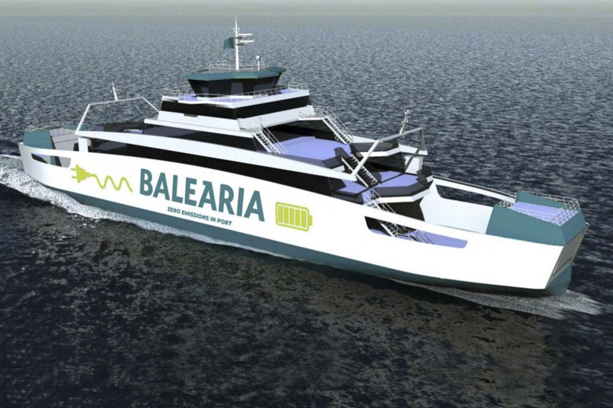 RoPax-Passagierfähre - Balearia - Armon Shipyards - hybrid