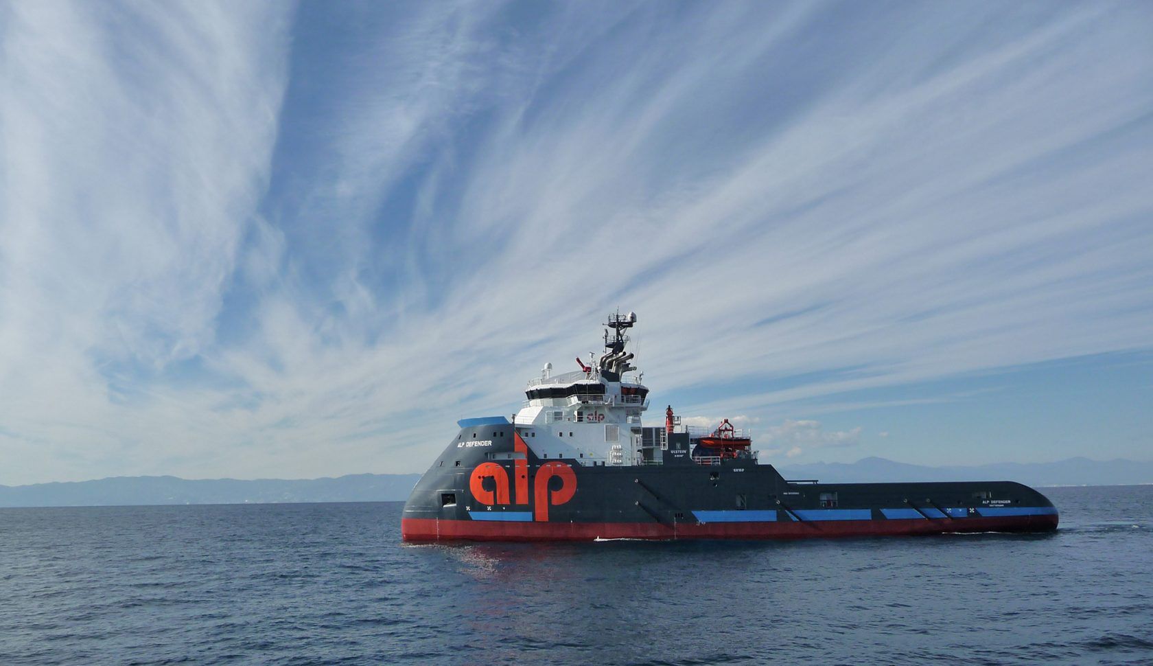Offshore Service Schiff / AHT Ankerziehschlepper Schiffe - ALP DEFENDER ...