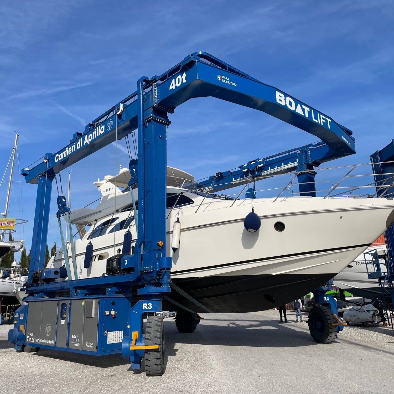 Ferngesteuerter Travellift - BL40 TLE-90°DSC - BOAT LIFT - mit ...