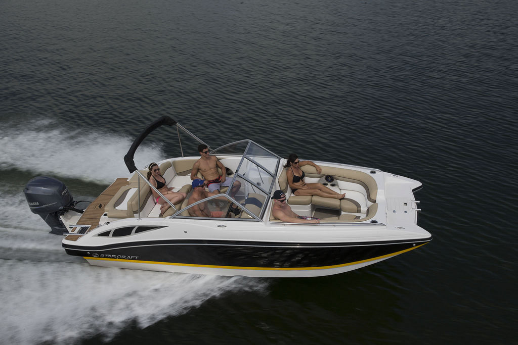 Deck-Boat / Außenborder - 230 OB SCX EXT - Starcraft - Wakeboard / max ...