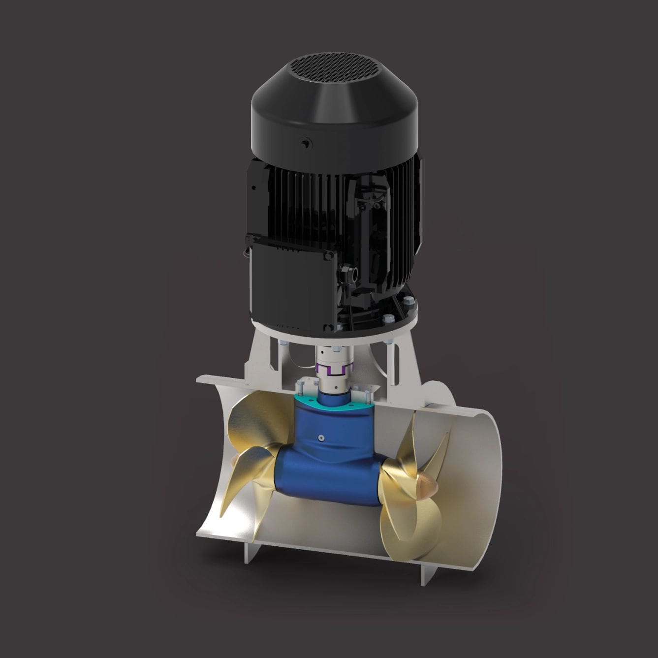 Bugstrahlruder - CMT45CR - Current Motion - Heck / Tunnel / für Boot
