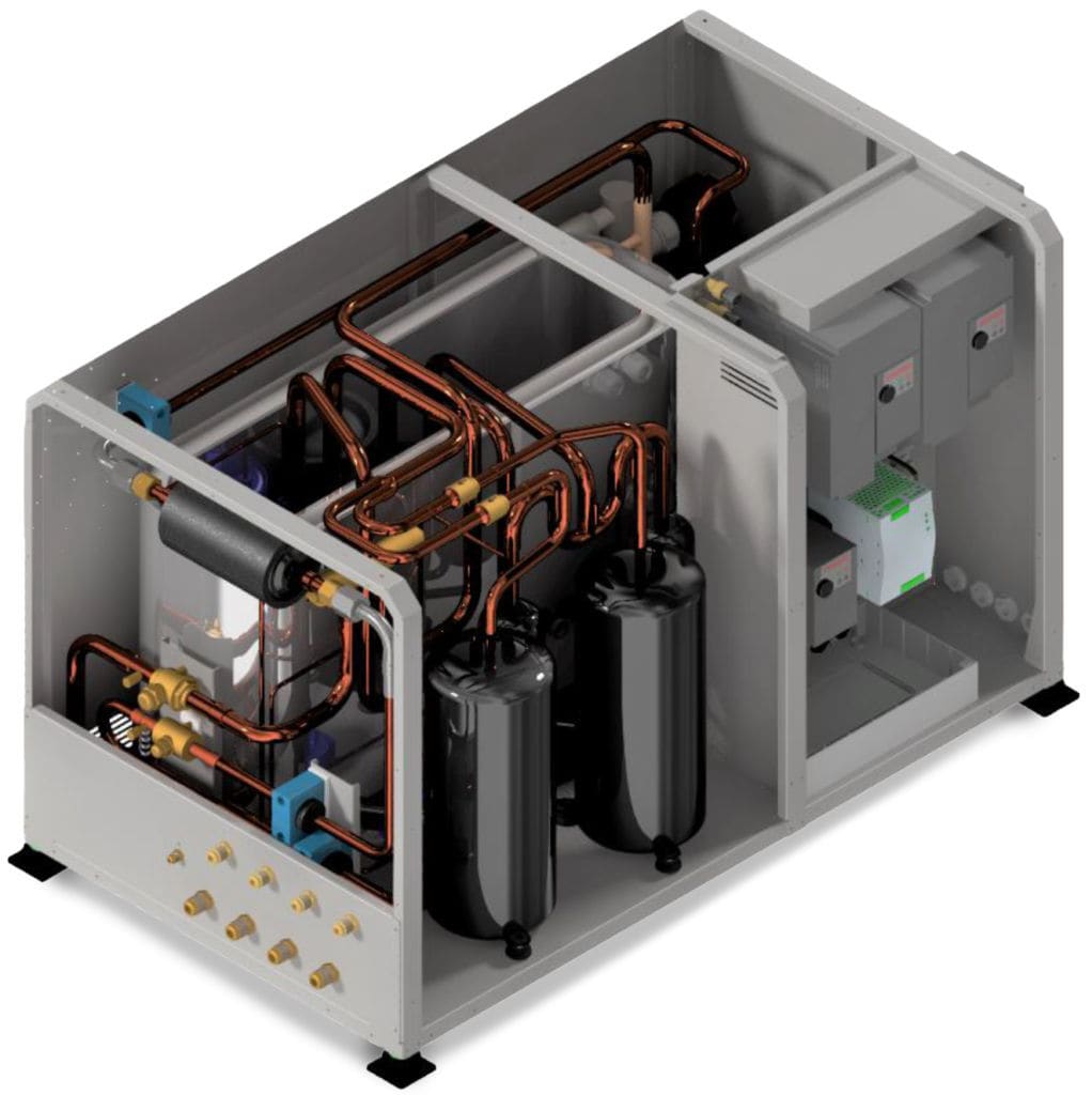 Kompressor für Schiffe - VRT50X2 - Termodinamica - Luft / Drehschieber ...
