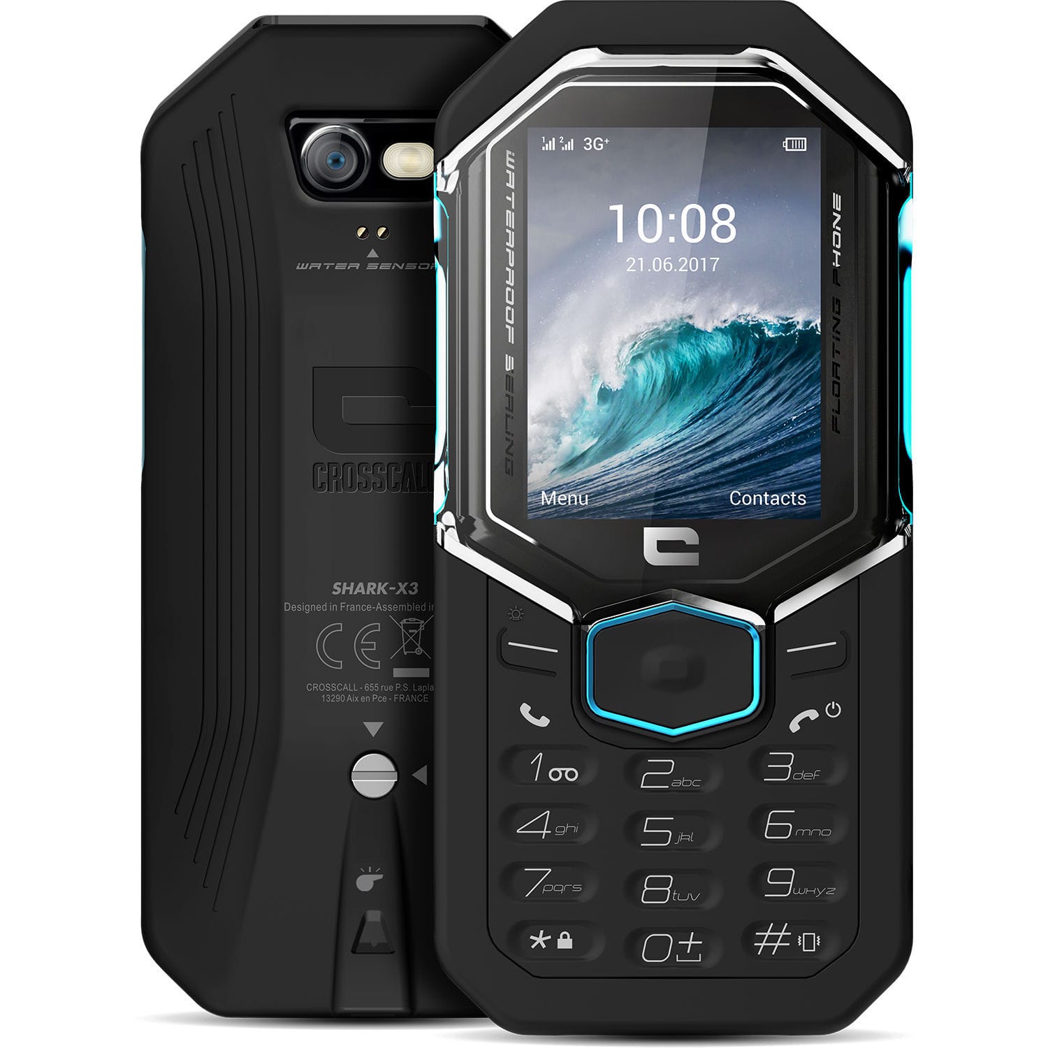 Mobiltelefon - SHARK-X3 - tech&me - Notfall