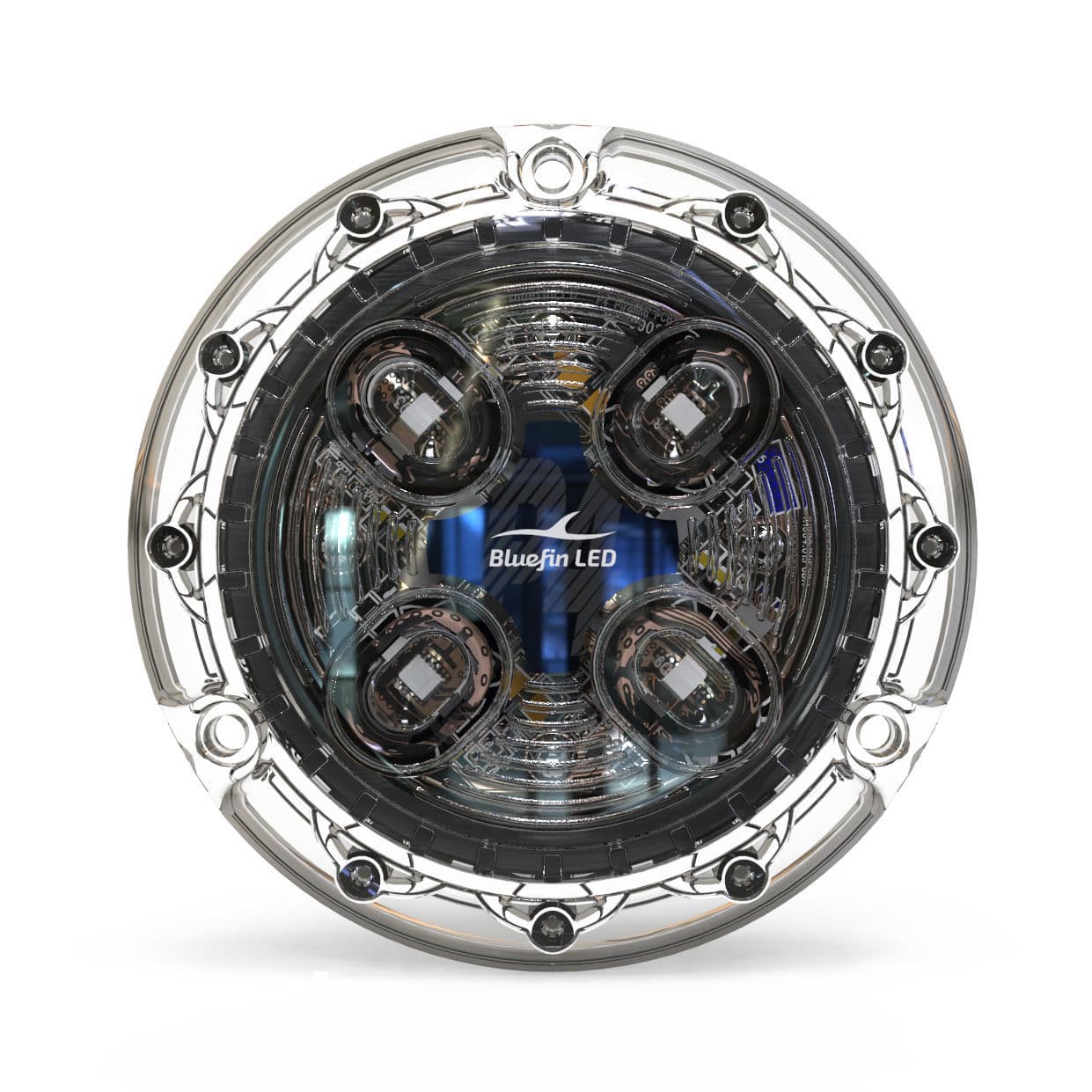 Unterwasserbeleuchtung für Boot - Piranha P4 Polymer - BluefinLed - für ...