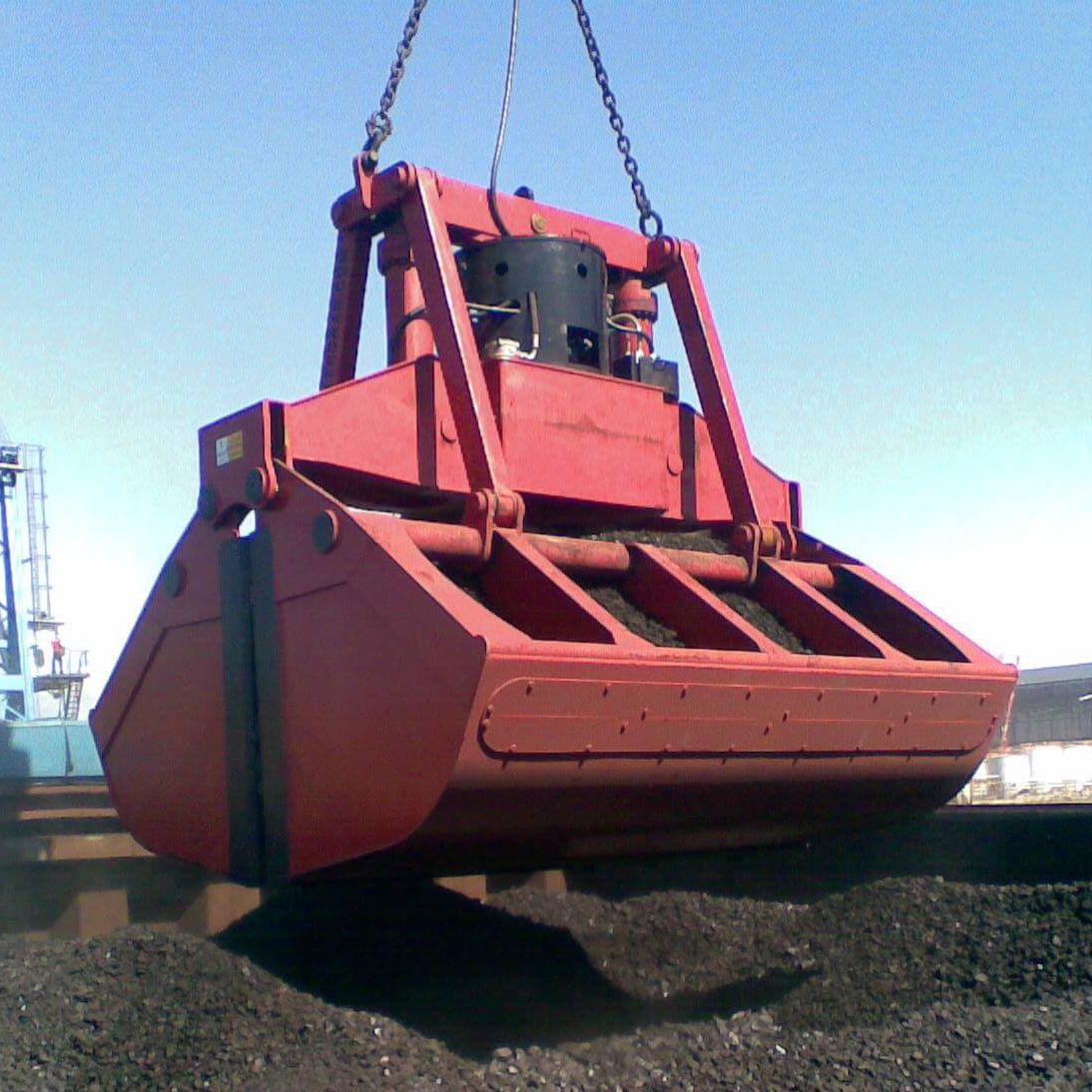 Elektro-hydraulischer Greifer für Entladung - Clamshell - Kardesler ...