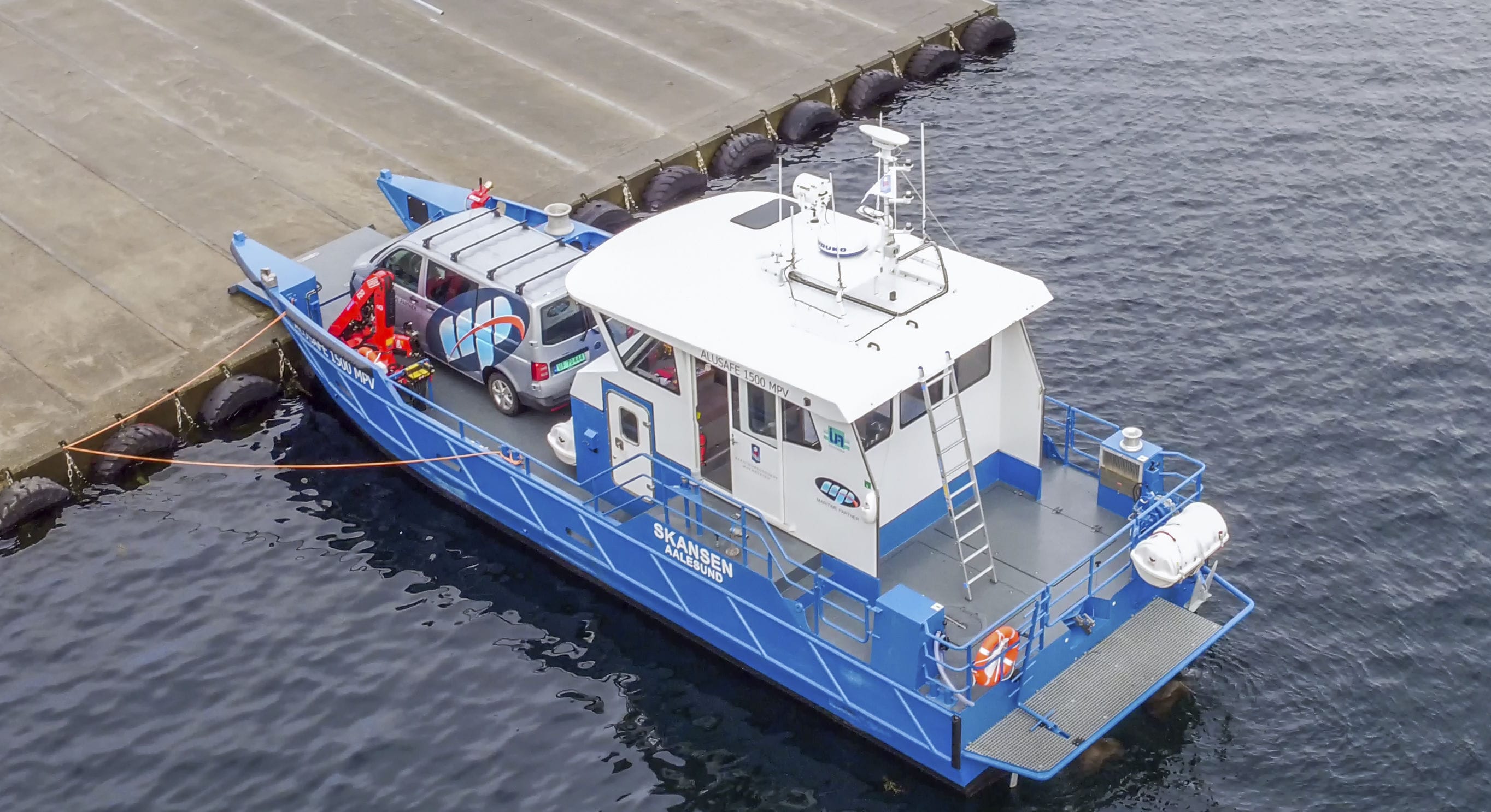 Arbeitsboot Berufsschiff - Alusafe 1500 MPV - Maritime Partner AS ...
