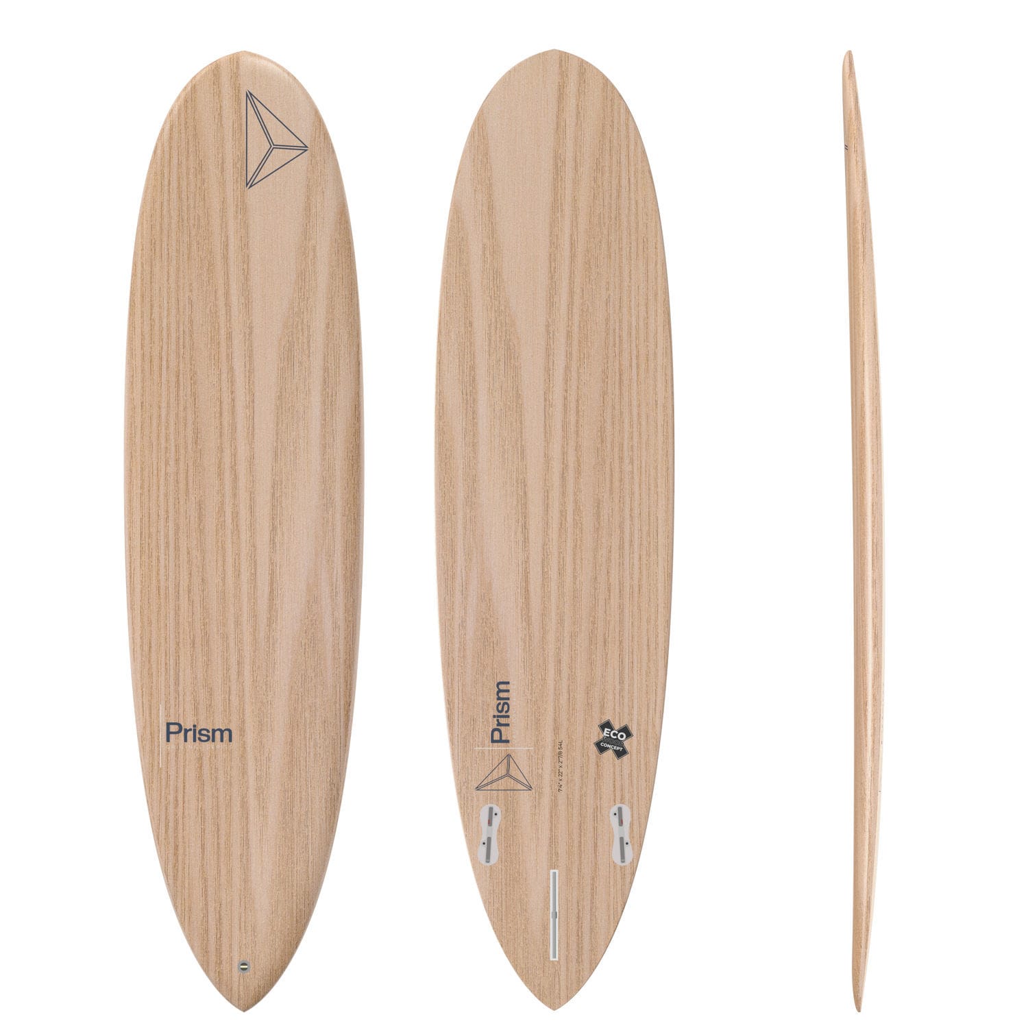 Longboard-Surfbrett - Mini-long 7’4 ORIGINAL SERIES FCS 2 - Prism ...