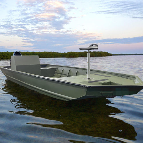 Bay-Boat / Außenborder - aluminum boat - Kinocean® Boat - Open / Sonnendeck