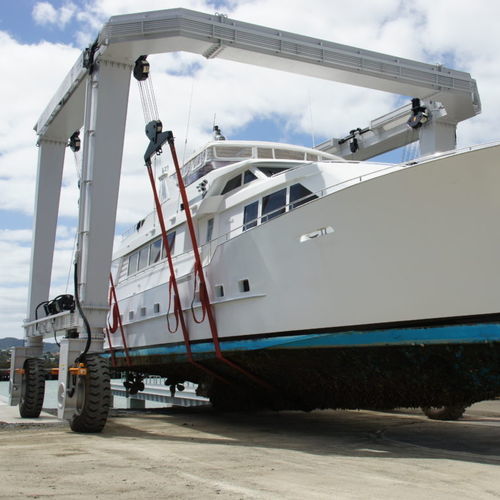 Travellift mit Allradlenkung - MBH 100 - CIMOLAI TECHNOLOGY SPA - U-förmig