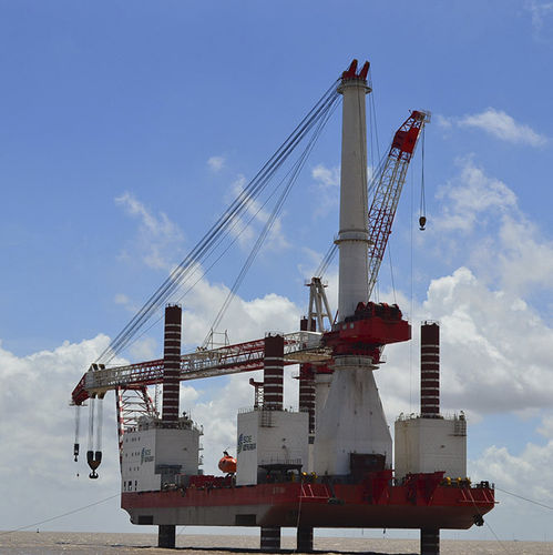 Hubinsel für Offshore-Plattformen - Jack Up System - GENMA SOLUTION - für Windpark